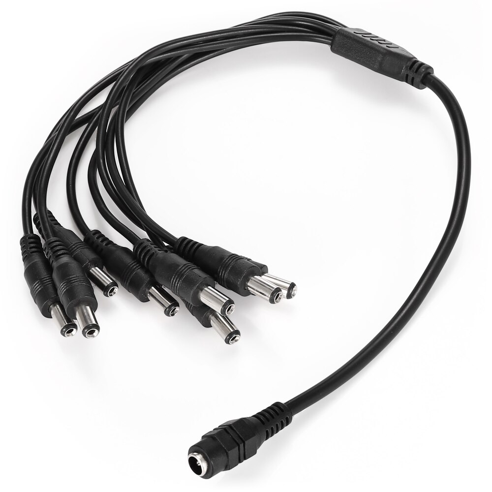 CCTV Security Camera 1 DC Female To 8 Male Plug Po... – Grandado