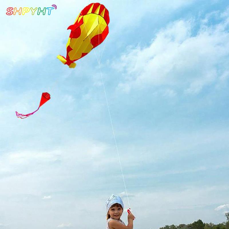 3D Blue/Black/Red Kite Outdoor Sport Dolphins Flyi... – Grandado