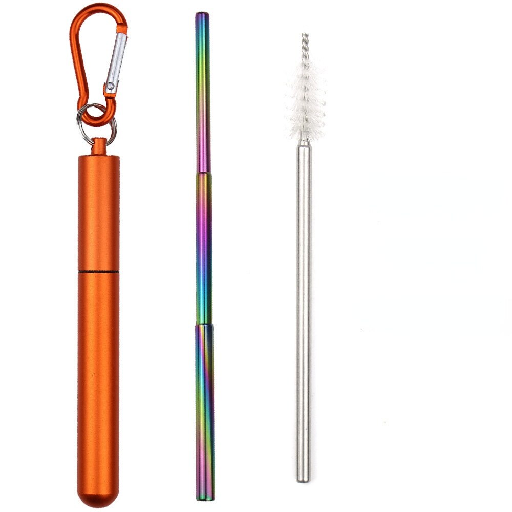 304 Stainless Steel Telescopic Straw Travel Reusab... – Vicedeal