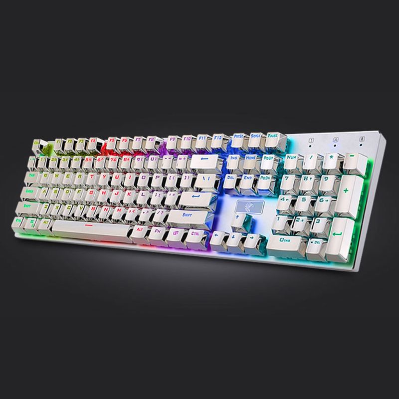 104 Keys PBT Metal Coating Painted Backlit Shot Ke... – Vicedeal