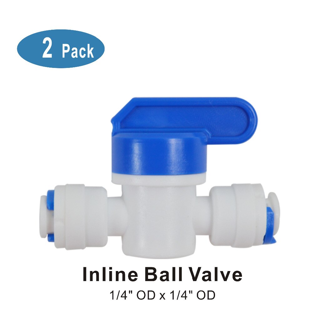 1/4 "Inline Tap Push On/Off Hand Ball Valve Quick ... – Grandado