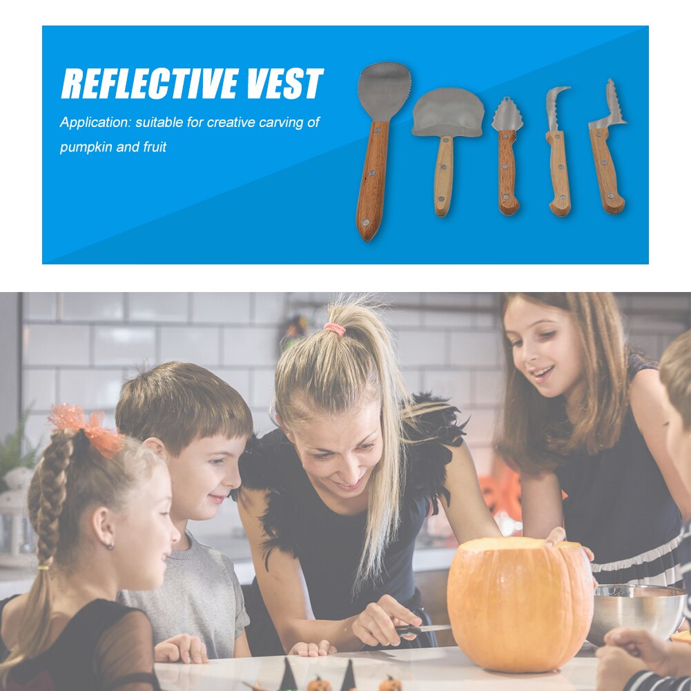 5pcs Halloween Heavy Duty Pumpkin Carving Tools Pu... – Grandado