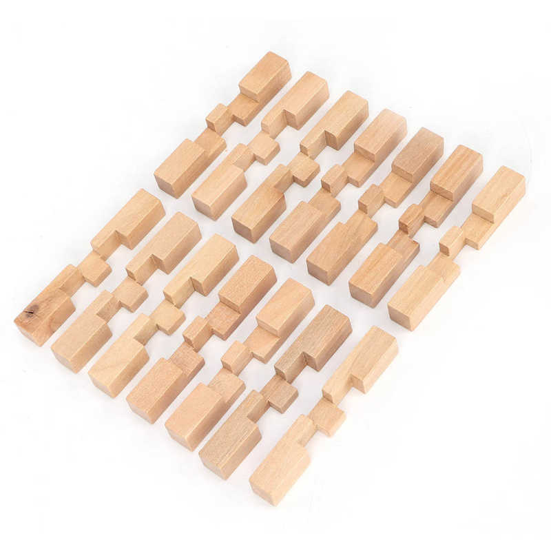Wooden Unlock Toys Wooden Interlock Puzzles Finger... – Vicedeal