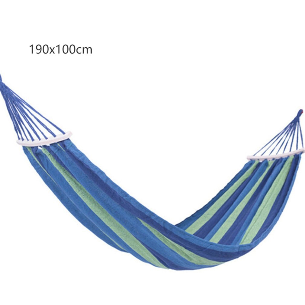 Outdoor Hangmat Voor 1-Mensen Gekleurde Canvas Han... – Vicedeal