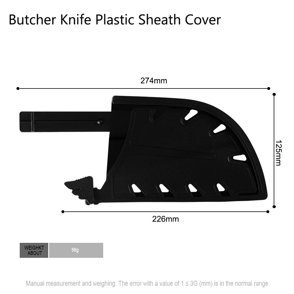 KItchenKnife Cover Plastic Butcher Knife Sheath Ca... – Grandado