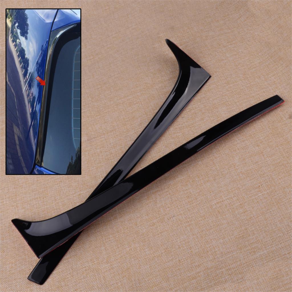 Citall 2Pcs Auto Achterruit Side Spoiler Wing Zwar... – Grandado