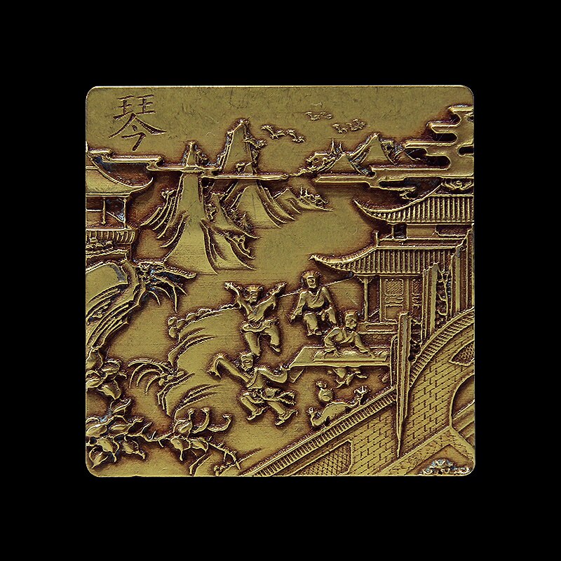 Brass Paperweights Exquisite Metal Relief Craft Pa... – Grandado