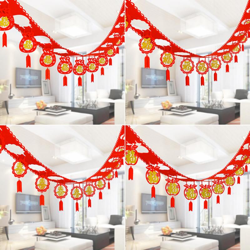 1Pc Jaar Chinese Stijl Streamer Banners Niet-gewev... – Vicedeal