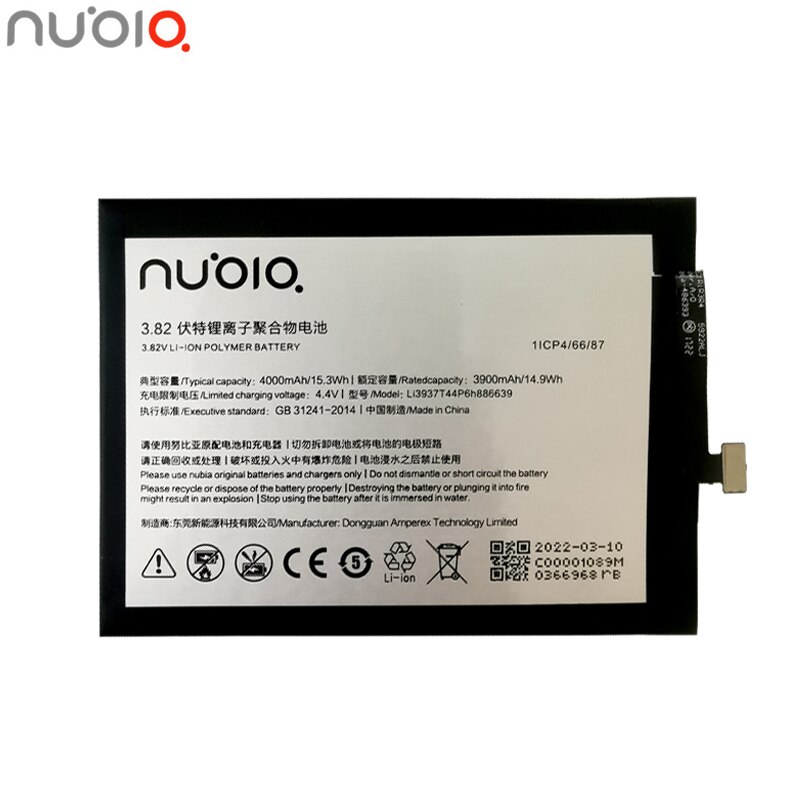 Original 3800mAh Li3937T44P6h886639 Battery For ZT... – Grandado