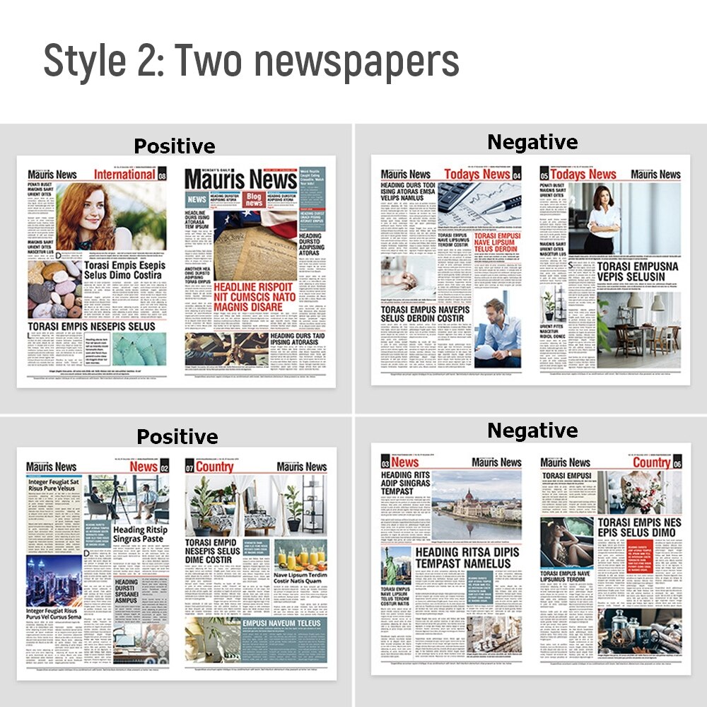 20Pcs Vintage English Newspaper Photography Backgr... – Grandado