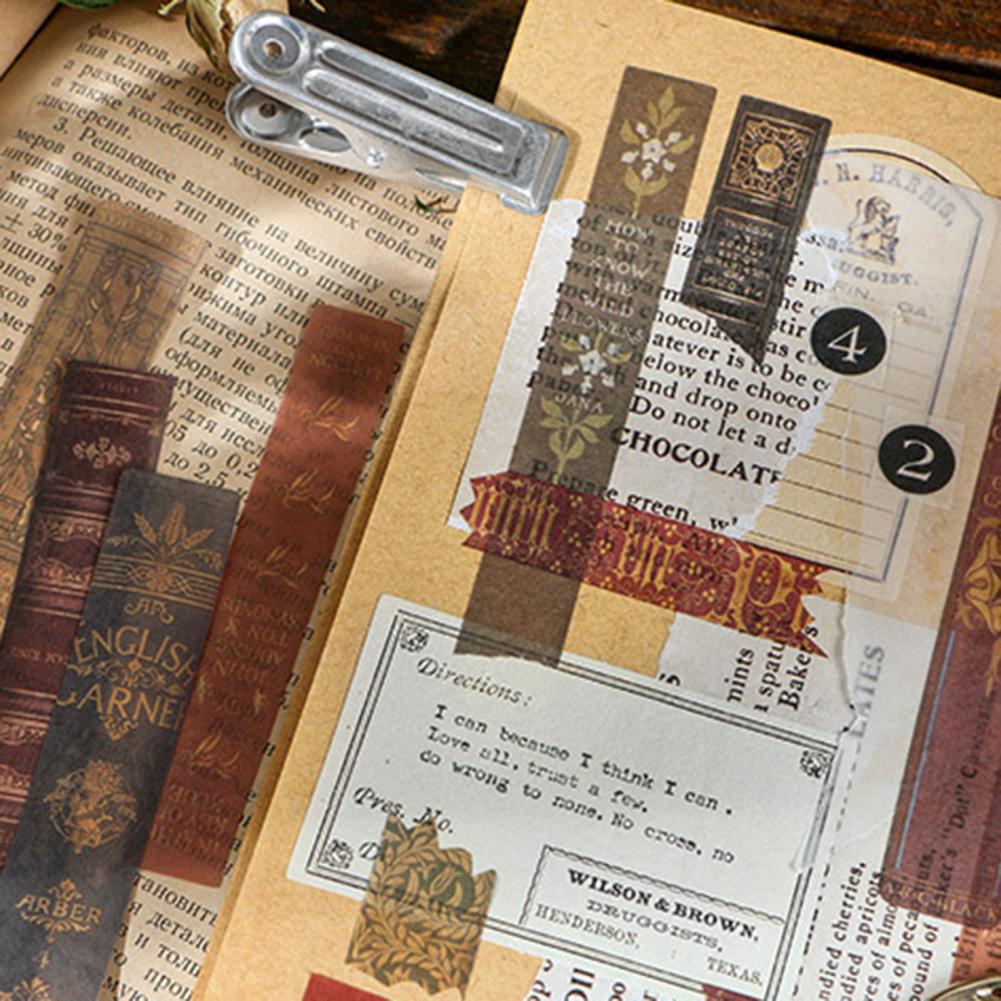 Vintage Stickers Handmade Vintage Washi Flower Dec... – Grandado