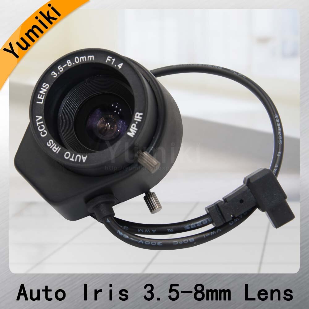 Yumiki Varifocal Lens Auto IRIS CCTV Lens 3.5-8.0 ... – Grandado
