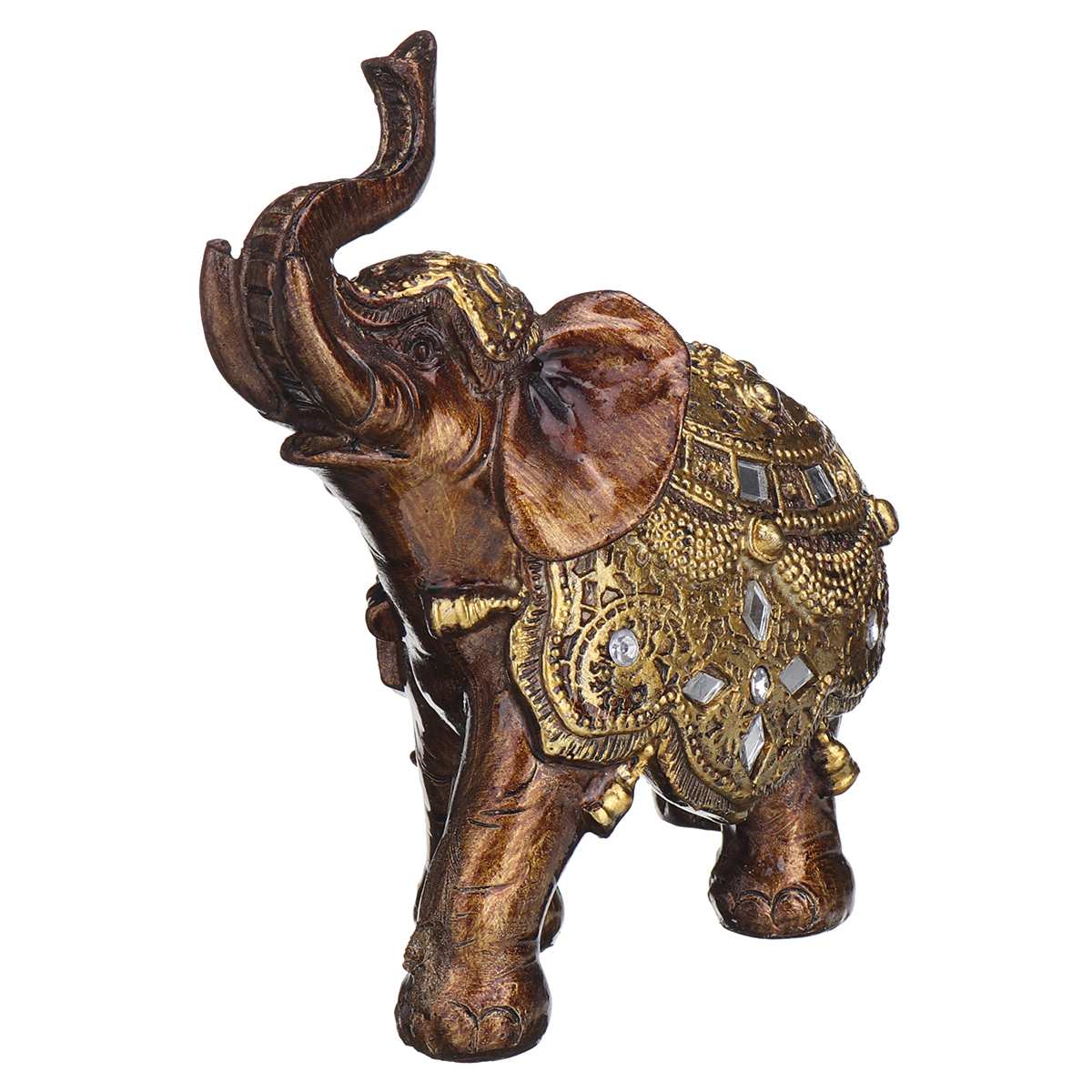 Estatua de elefante de madera de Feng Shui de la s... – Grandado