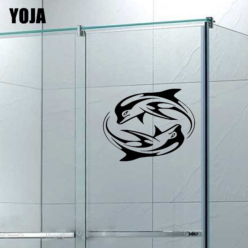 Yoja 21X26.4Cm Creatieve Badkamer Douche Decal Dol... – Grandado
