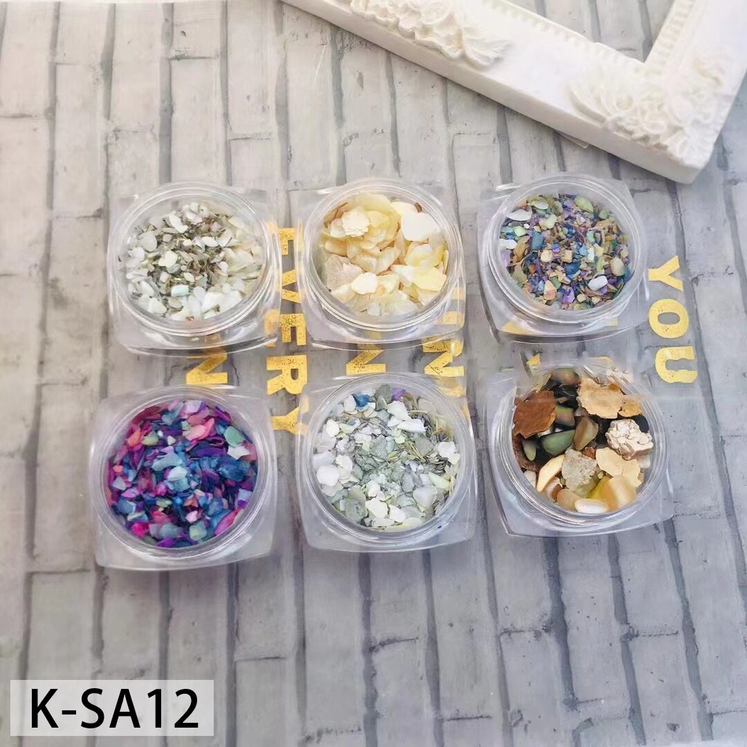 Sea Shell Abalone Nail Art Decorations Charms Ston... – Grandado