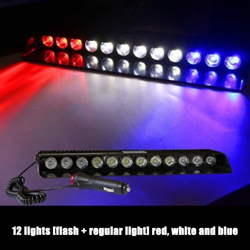 Car Light Modification 12LED Suction Cup Strobe Po... – Grandado
