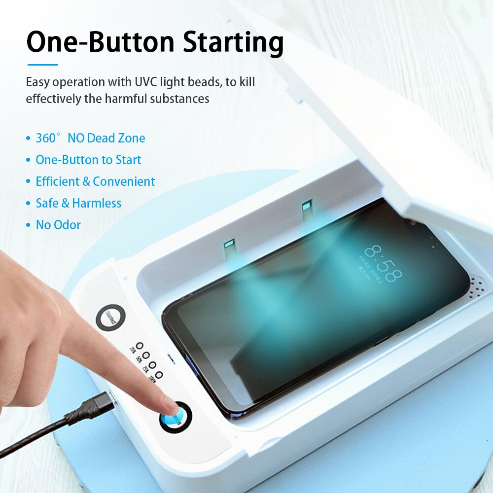 Multi-Functionele Uv Licht Lamp Box Schoner Draagb... – Grandado