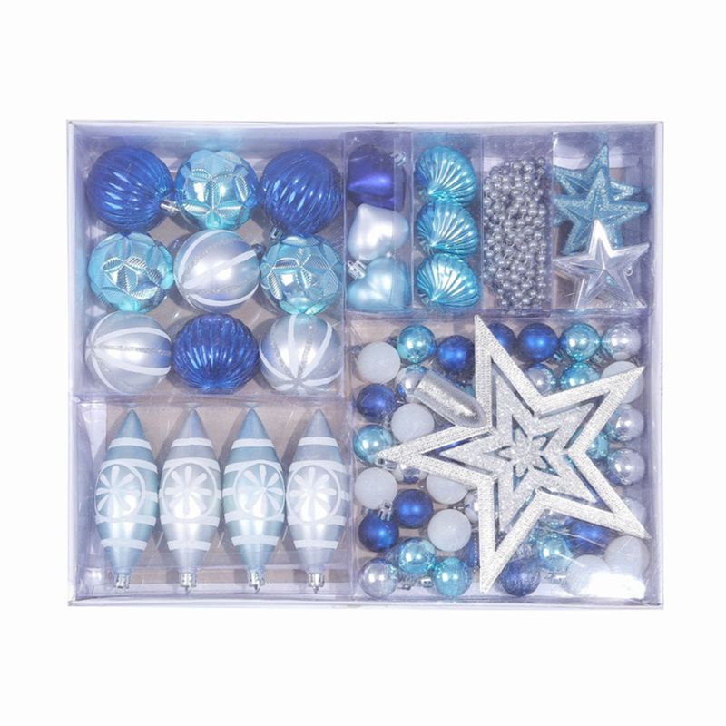 1 Box Christmas Balls Star Set Shatterproof Hangin... – Grandado