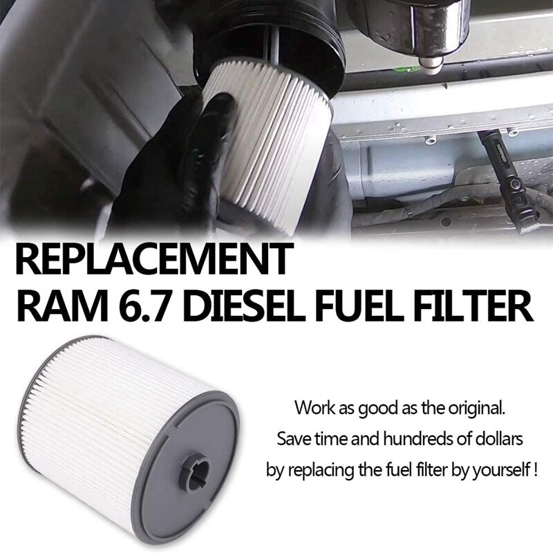Fuel Filter Set 68436631AA 68157291AA for Ram 2500... – Vicedeal