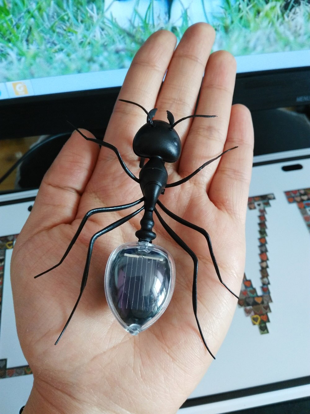 Solar Imitation Insect Toys Ant Car Butterfly Cock... – Vicedeal