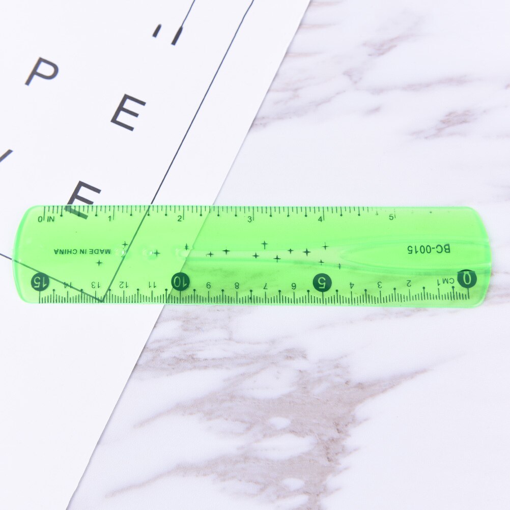 1PC Soft Ruler multicolour student flexible ruler ... – Grandado
