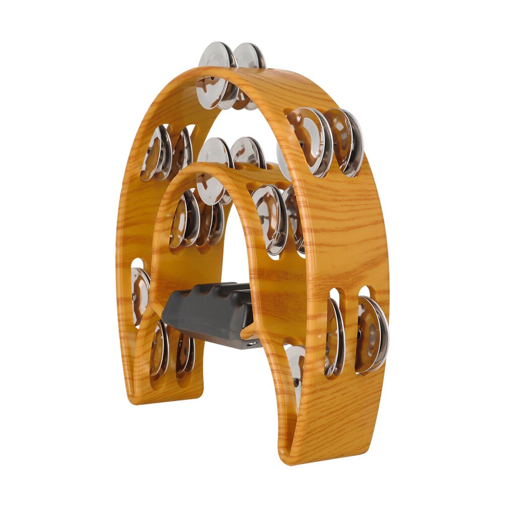 Tambourin à Percussion demi-lune Pro, Double rangé... – Grandado