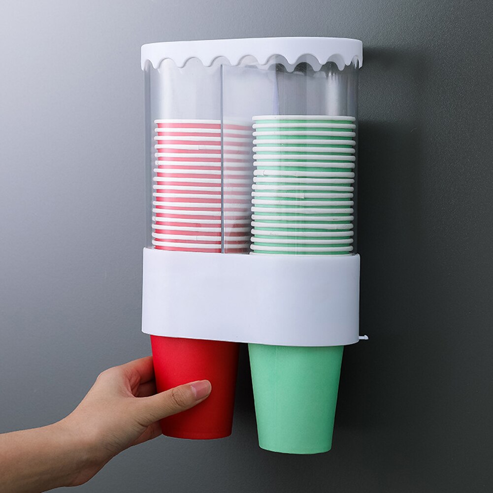 Plastic Disposable Cup Dispenser Storage Rack Larg... – Vicedeal