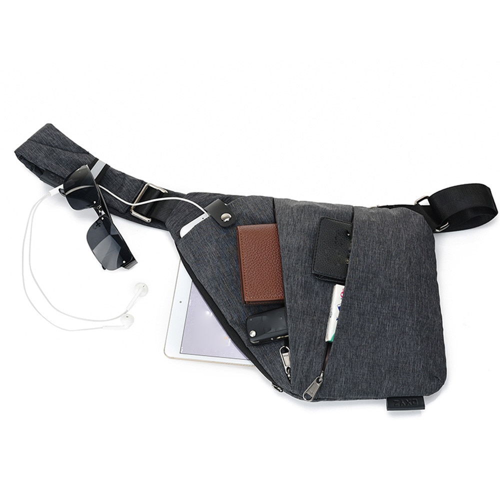 Men's Waist Bags Chest Magnetic Button Men's Chest... – Grandado