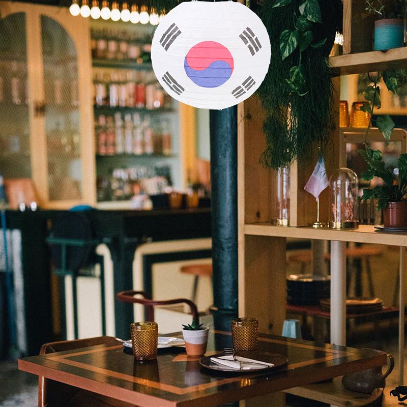 4pcs Foldable Korean Taegeukgi Lantern House Decor... – Grandado