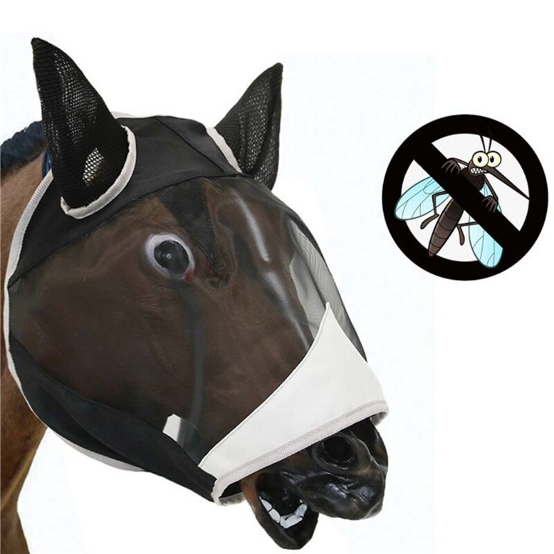 Breathable Mesh Anti-mosquito Protection Horse Fac... – Grandado