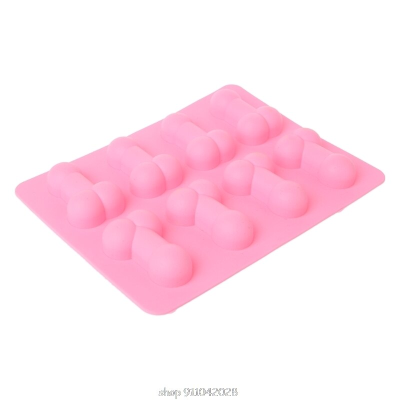 8-Cavity Pink 3D Shape Silicone Ice Cube Maker Tra... – Vicedeal