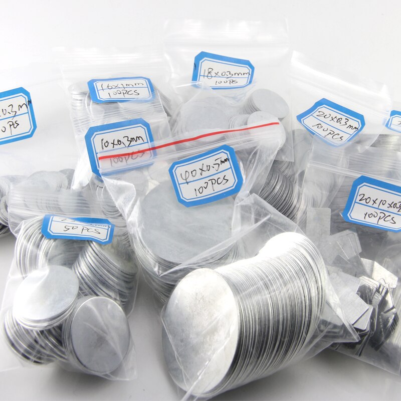 100 stuks l35*15*0.3mm ultradunne ijzeren platen ... – Vicedeal