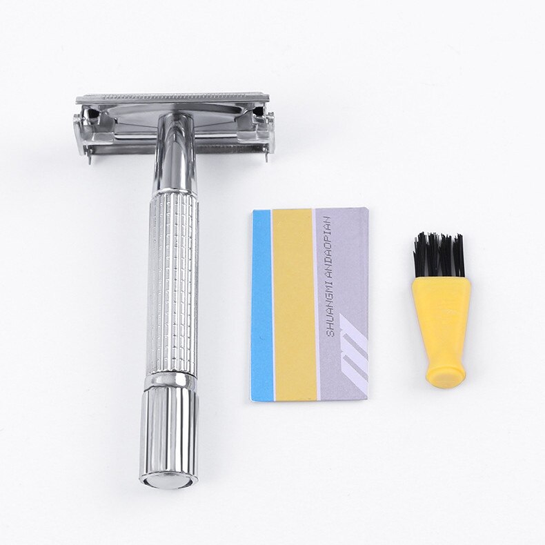 1 Razor +1 Blade + 1 Brush Men Shaver Steel Handle... – Grandado