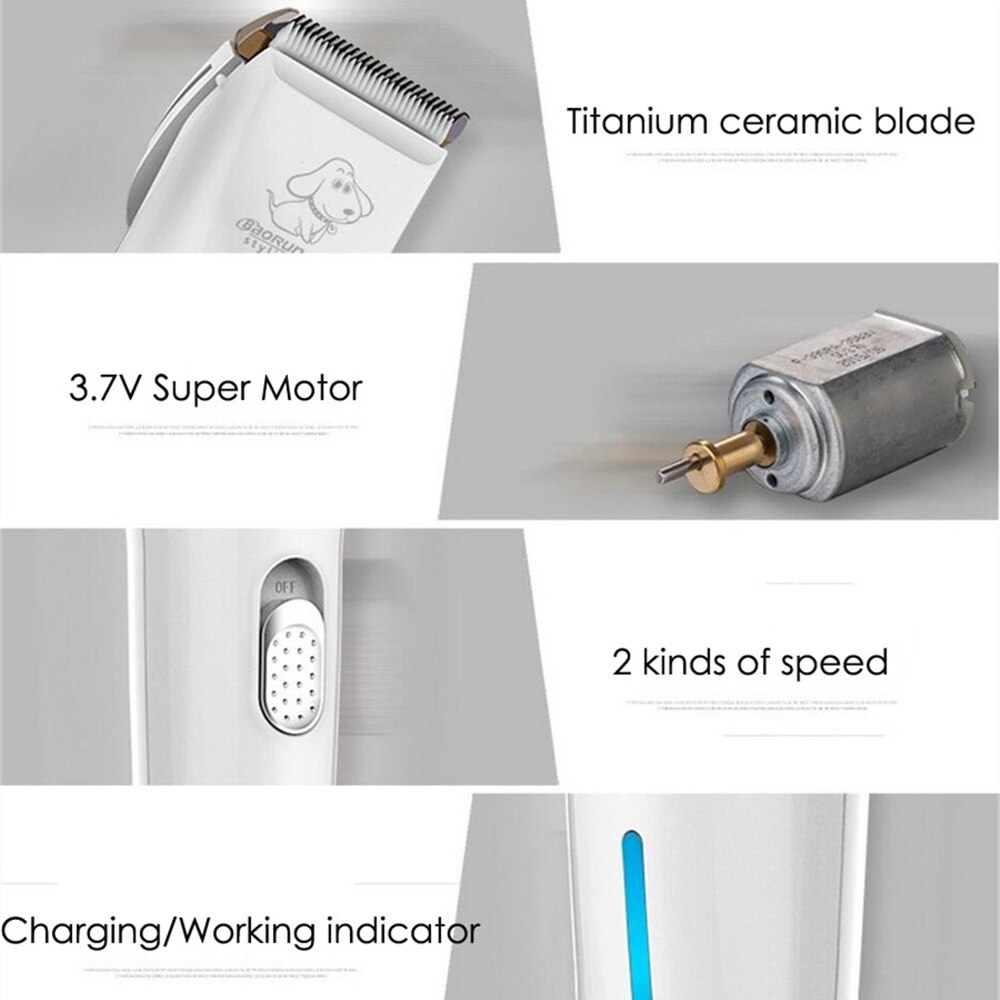 Baorun T3 Pet Kat Hond Tondeuse Professionele Elek... – Grandado