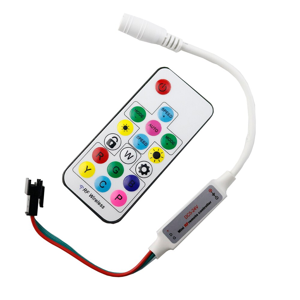 WS2812 WS2811 Controller DC5V 12V Controler Dimmer... – Vicedeal