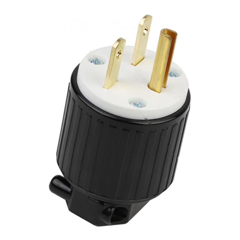 NEMA LK7615P 6-15P Grounding Locking Plug, 15A 250... – Grandado