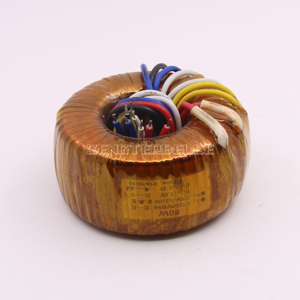 50W Pure Copper Toroidal Transformer 50VA 220V-0-2... – Grandado