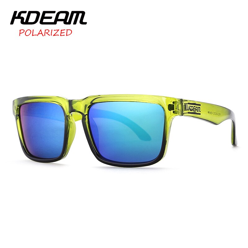 Kdeam Square Frame Outdoor Polarized Sunglasses Eu... – Grandado