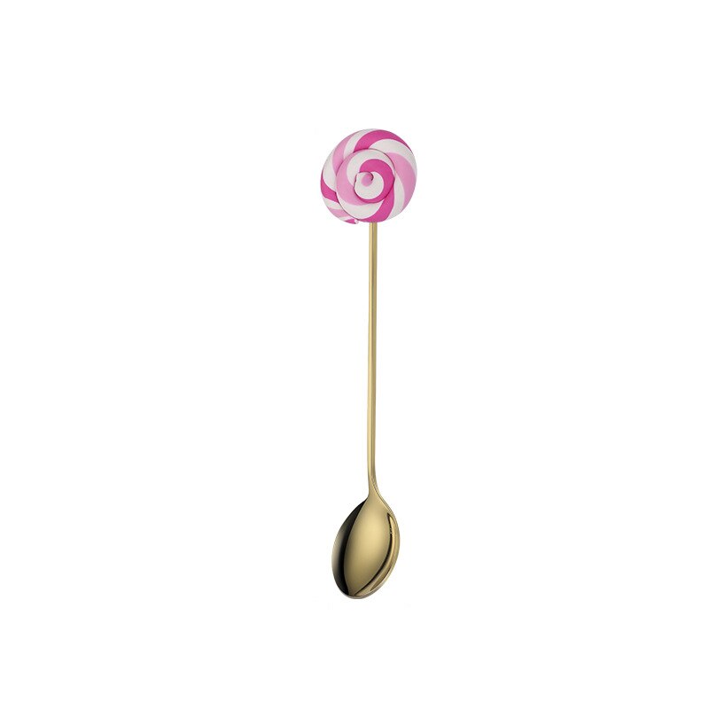 Donut Lollipop Fork Spoon 304 Stainless Steel Dess... – Grandado
