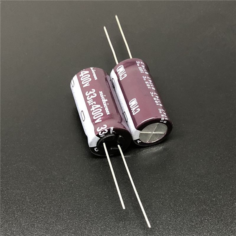 5pcs/50pcs 33uF 400V NICHICON CY Series 12.5x25mm ... – Grandado