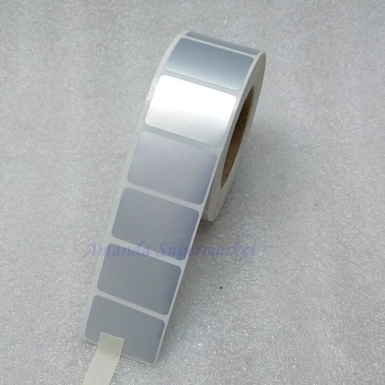 Label Sticker 30 x 20 mm 1000 Pieces/Roll Silver S... – Vicedeal