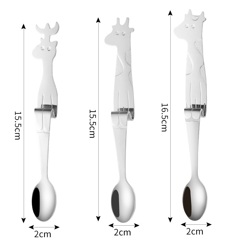 3pcs set, colorful stainless steel coffee spoons, ... – Vicedeal