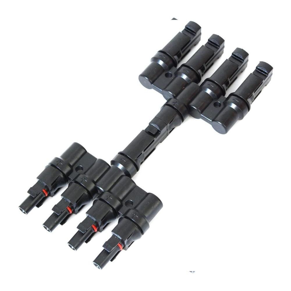 1 Pair Solar Energy Panel MC-4 T Branch Connectors... – Grandado