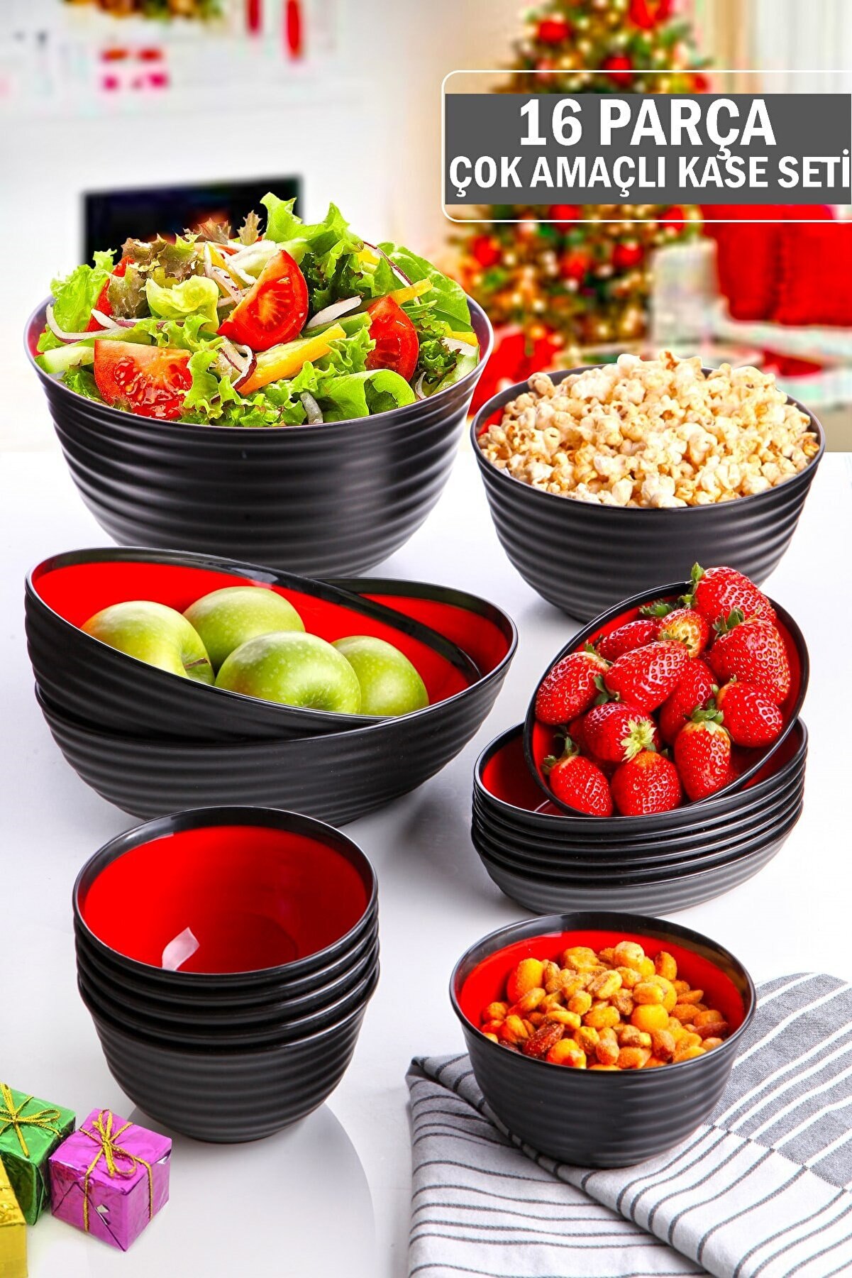 16 Piece Service Set Multi Purpose Bowls Tableware... – Grandado