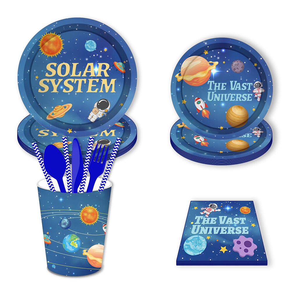 Universe Outer Space Astronaut Rocket Galaxy Theme... – Grandado