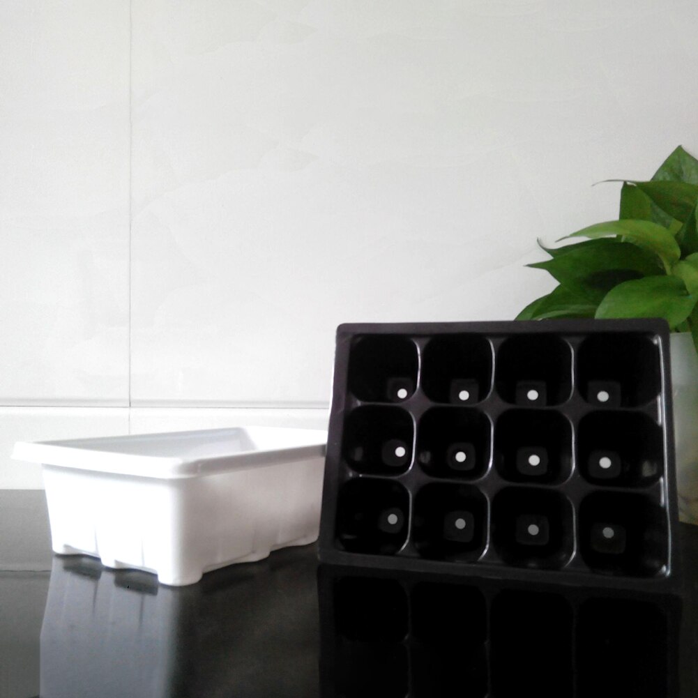 Nursery Tray With 12 Holes Sed Tray Box Plastic Sq... – Grandado