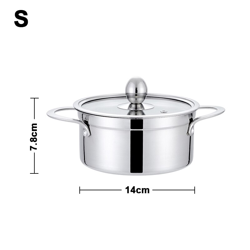 Stainless Steel Thickened Soup Pot Mini Pot Porrid... – Grandado