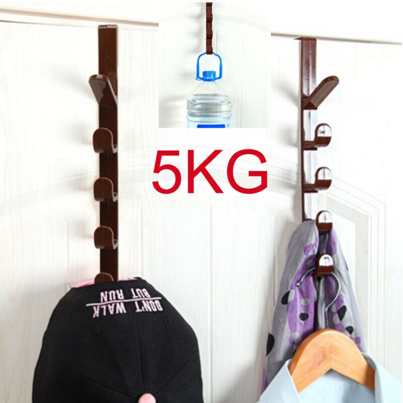Home Storage 5 Hooks Over the Door Hangers Door Ho... – Grandado