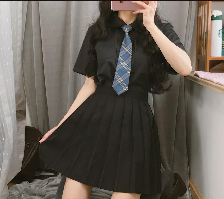 Japanese JK College Wind Short Sleeve Uniform Suit... – Vicedeal