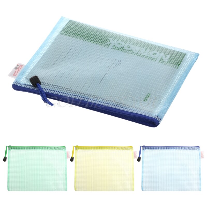 A5 Gridding Waterproof Zip Bag Document Pen Filing... – Vicedeal